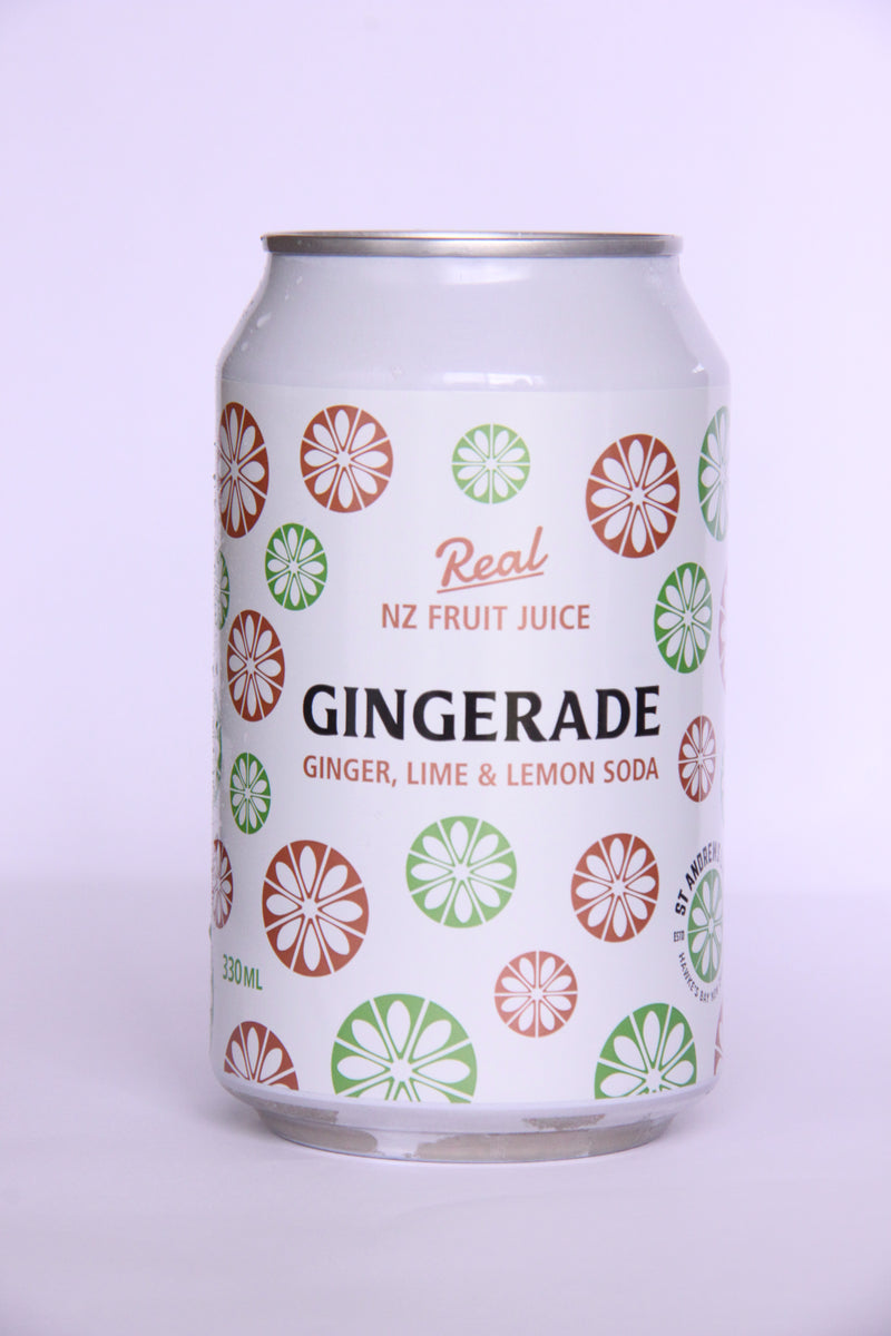 Gingerade- Sparkling Soda – St Andrews Limes